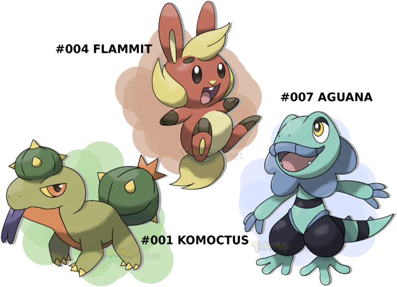View Starters By Fakemonplanet-d5fhf56 , - Cactus Pokemon (800x570 ...