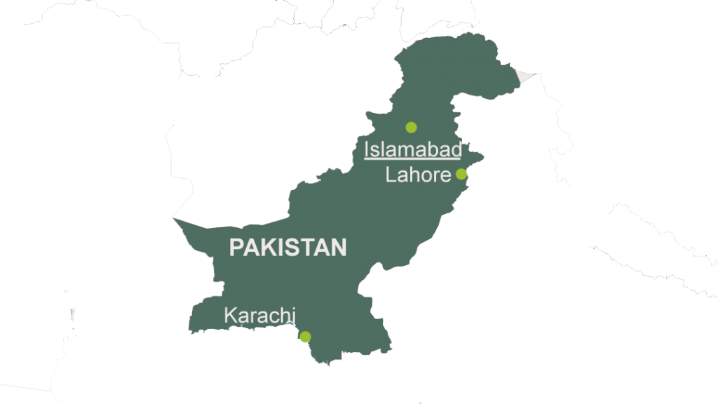 Pakistan Map Png Image - Pakistan Flag Map (1024x576), Png Download