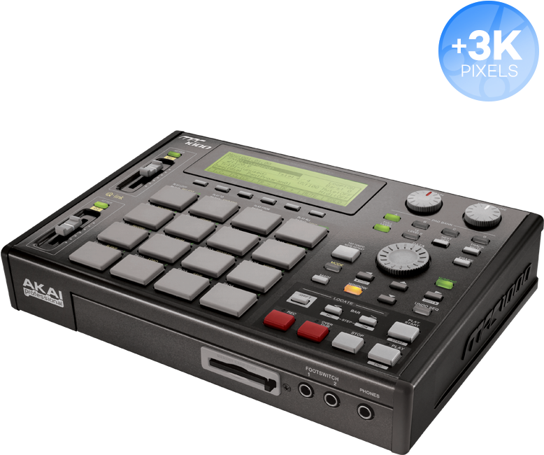 Download Akai Mpc 1000 - Midi Keyboard Midi Out | Transparent PNG ...