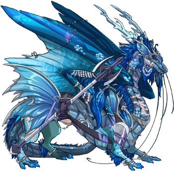 12257482 350 - Water Dragon Flight Rising (350x350), Png Download