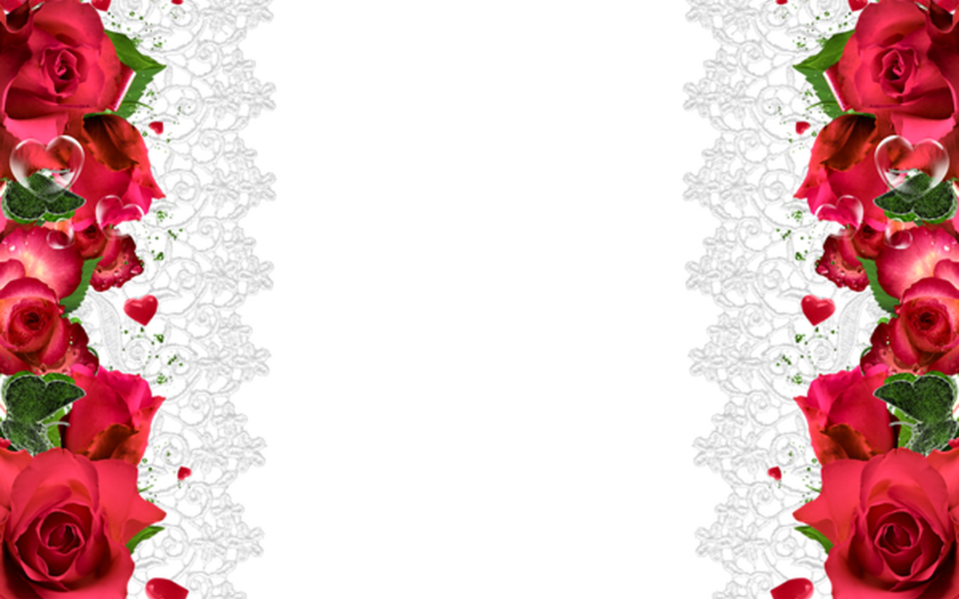 Rose Flower Red Clip Art Romantic Rose Decorative Border - Red Rose ...