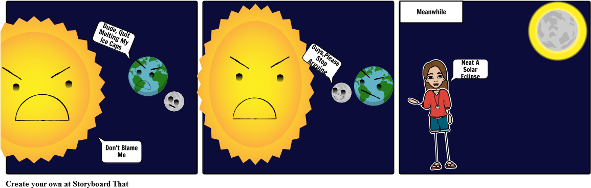 Solar Eclipse Comic - Comics (1164x385), Png Download