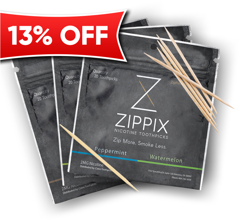 Zippix Nicotine Toothpicks - Flyer (800x800), Png Download