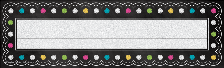 Tcr5624 Chalkboard Brights Flat Name Plates Image - Chalkboard Brights ...