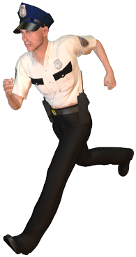 Download Patrol-running Size - Police Man Running Png | Transparent PNG ...