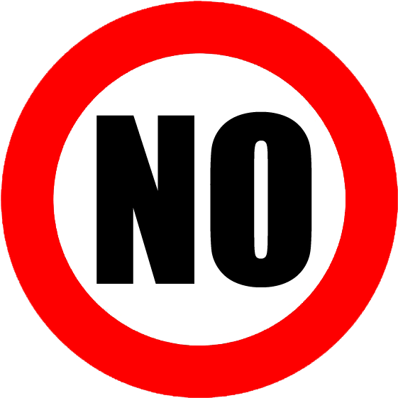 No - - Logo (585x586), Png Download