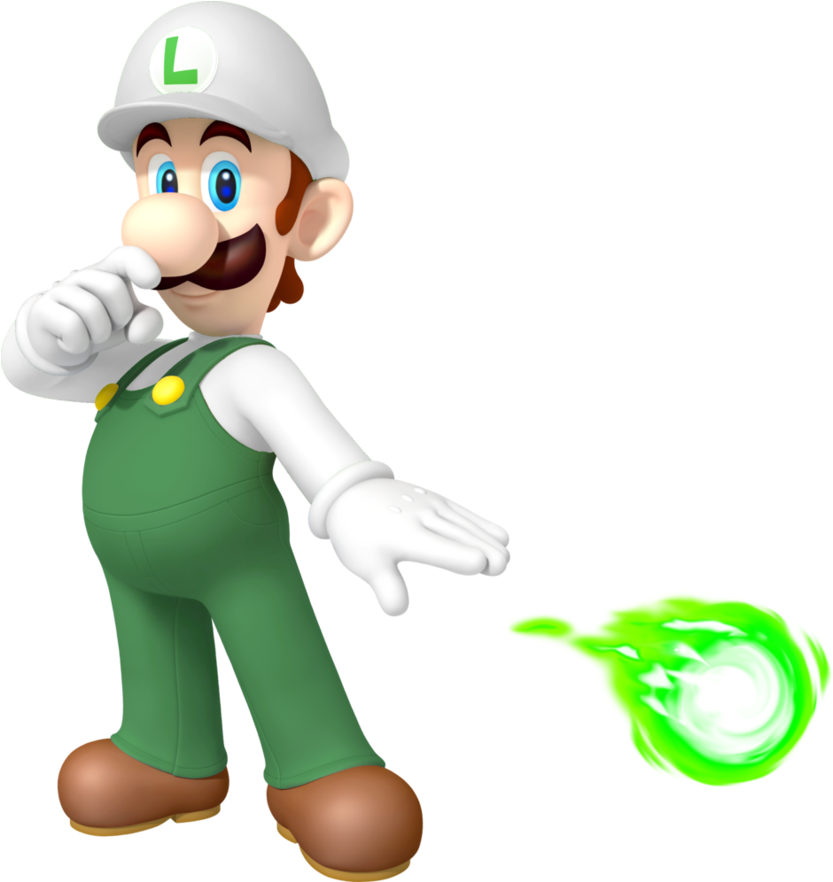 Picture Black And White Library Image Fire Png Super - Fire Luigi ...