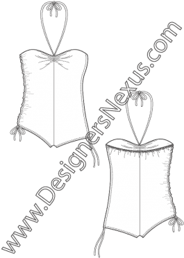 Royalty Free Stock Apron Drawing Sketch - Skirt Flat Sketch (316x409 ...