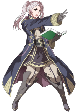 Robinf Fight - Robin Fire Emblem (421x480), Png Download