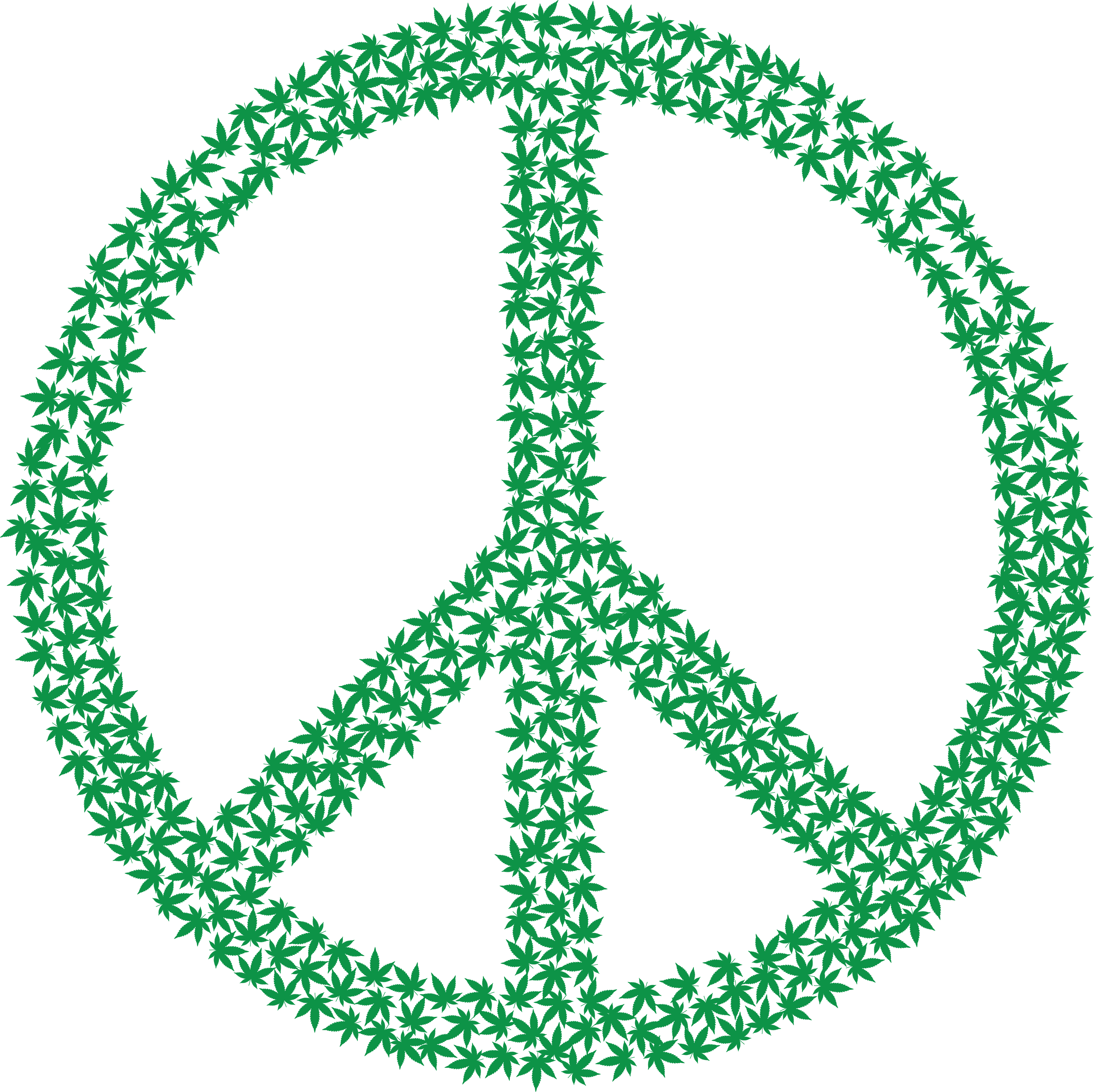Download Free Clipart Of A - Marijuana Peace Sign | Transparent PNG ...