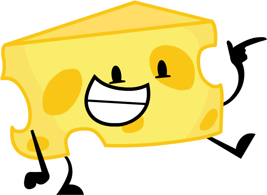 Cheese - Inanimate Insanity Cheesy Asset (500x374), Png Download