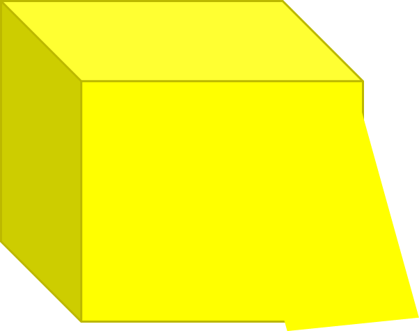 Post-it Note Body (602x476), Png Download