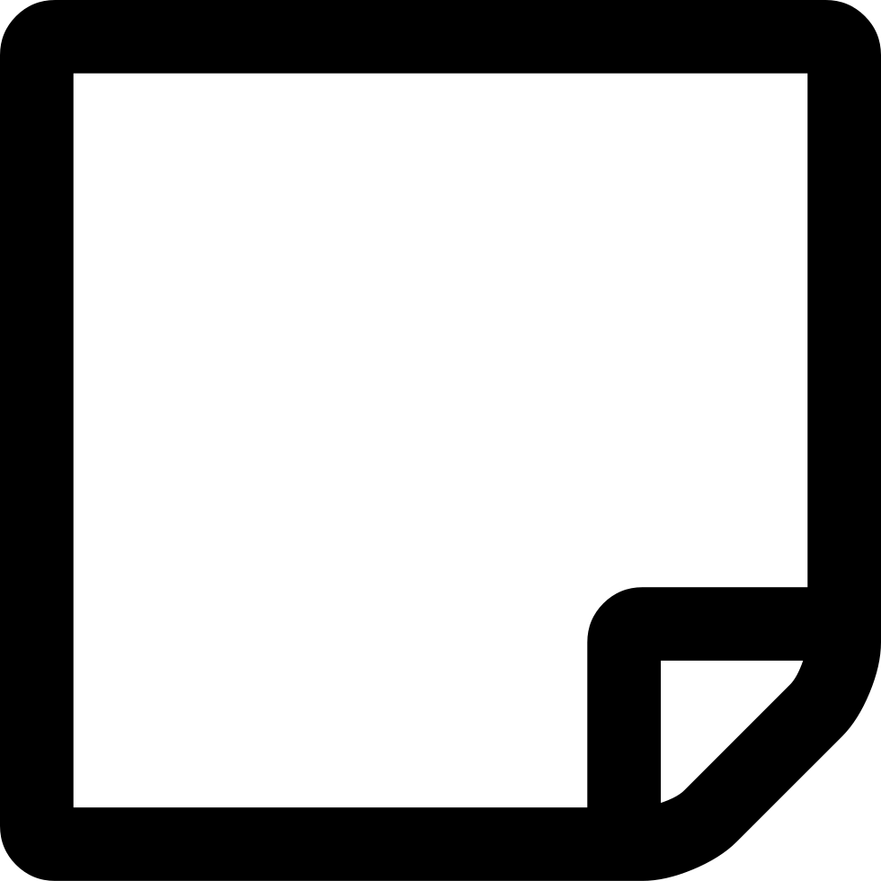 Download Sticky Note O - Icon | Transparent PNG Download | SeekPNG