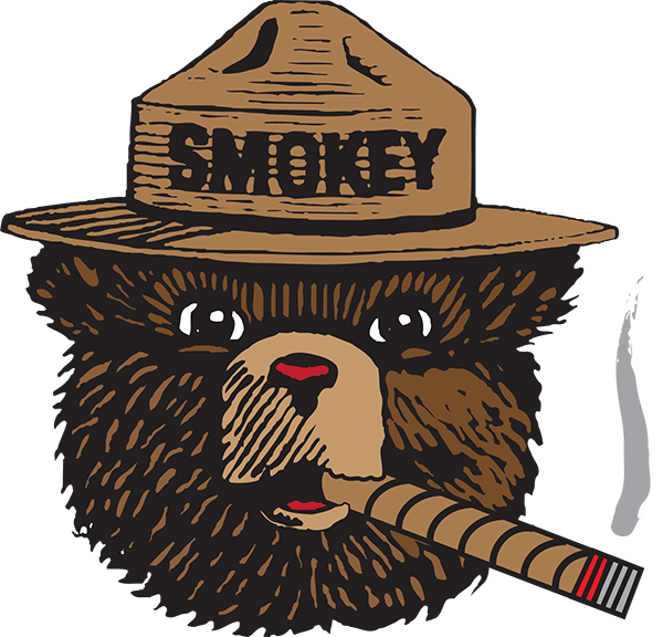 Smokey The Bear Vector - Smokey The Bear Drawing (600x576), Png Download