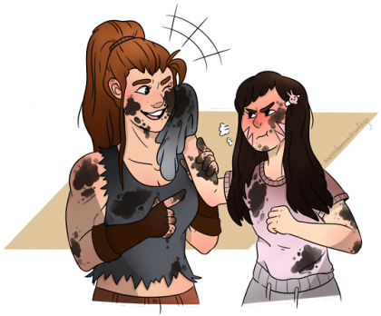 No Hugs In The Workshop - Cartoon (500x370), Png Download