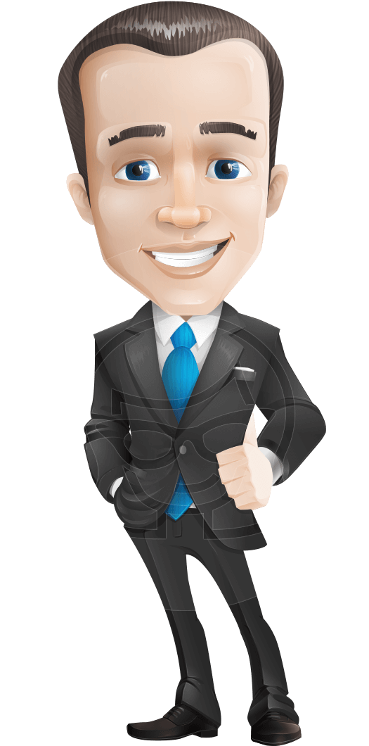 Vector Male Business Cartoon Character - Create A Functional Resume By ...