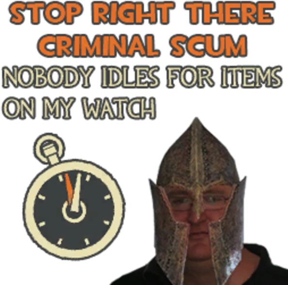 Gaben - Stop Right There Criminal Scum (600x600), Png Download