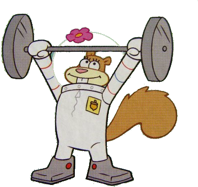 Cheeks Official Art Characters - Sandy Cheeks Png (500x385), Png Download