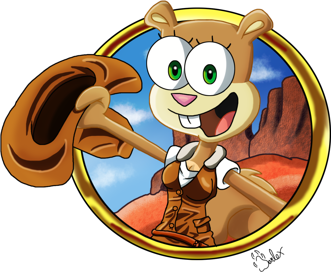 Download Sandy Cheeks | Transparent PNG Download | SeekPNG