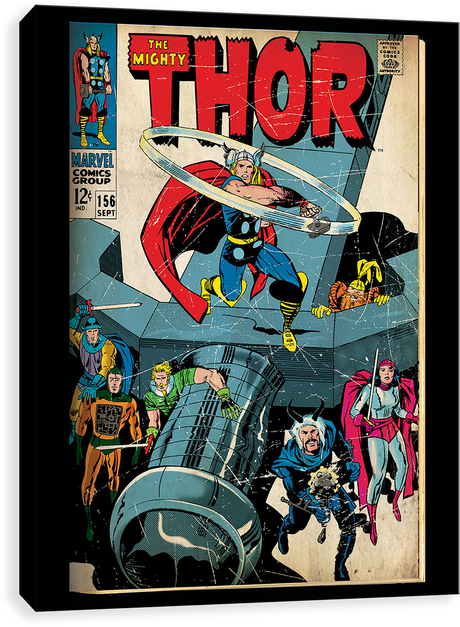 Thor Vs Giants - Thor 156 (1280x1280), Png Download