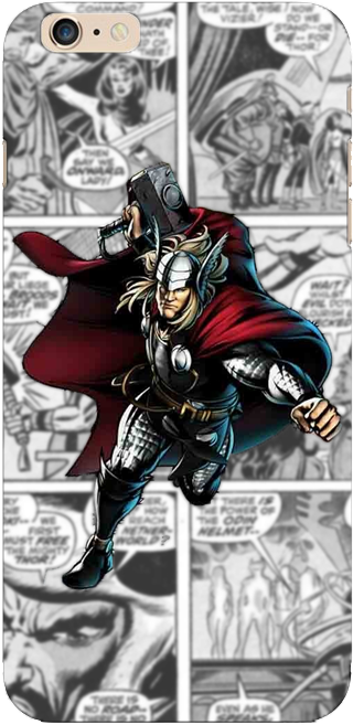 Thor Comic Phone Cover - Comic Strip (800x800), Png Download
