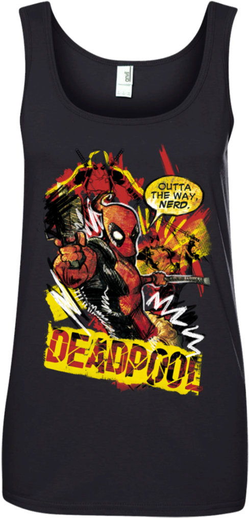 Download Deadpool Comic Panel T Shirt - Day To Remember Tank Top ...
