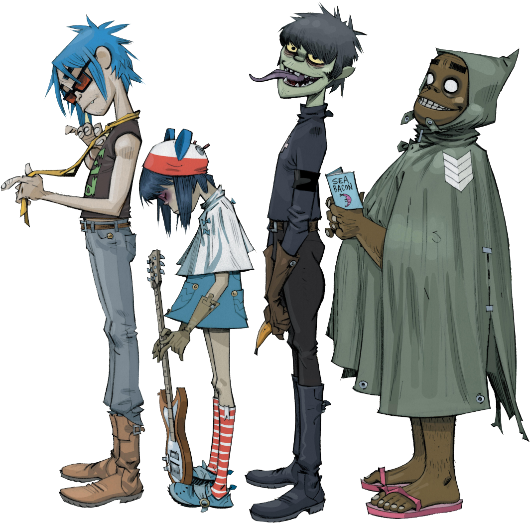 Transparent Gorillaz For Your Transparent Gorillaz (1280x1152), Png ...