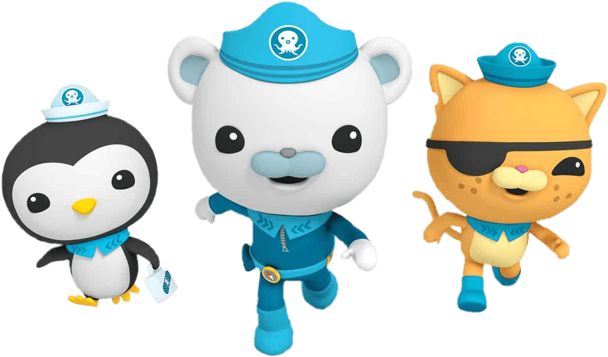At The Movies - Captain Barnacles Octonauts Png (1280x905), Png Download