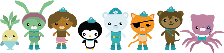 Download Octonauts Characters Vectors | Transparent PNG Download | SeekPNG