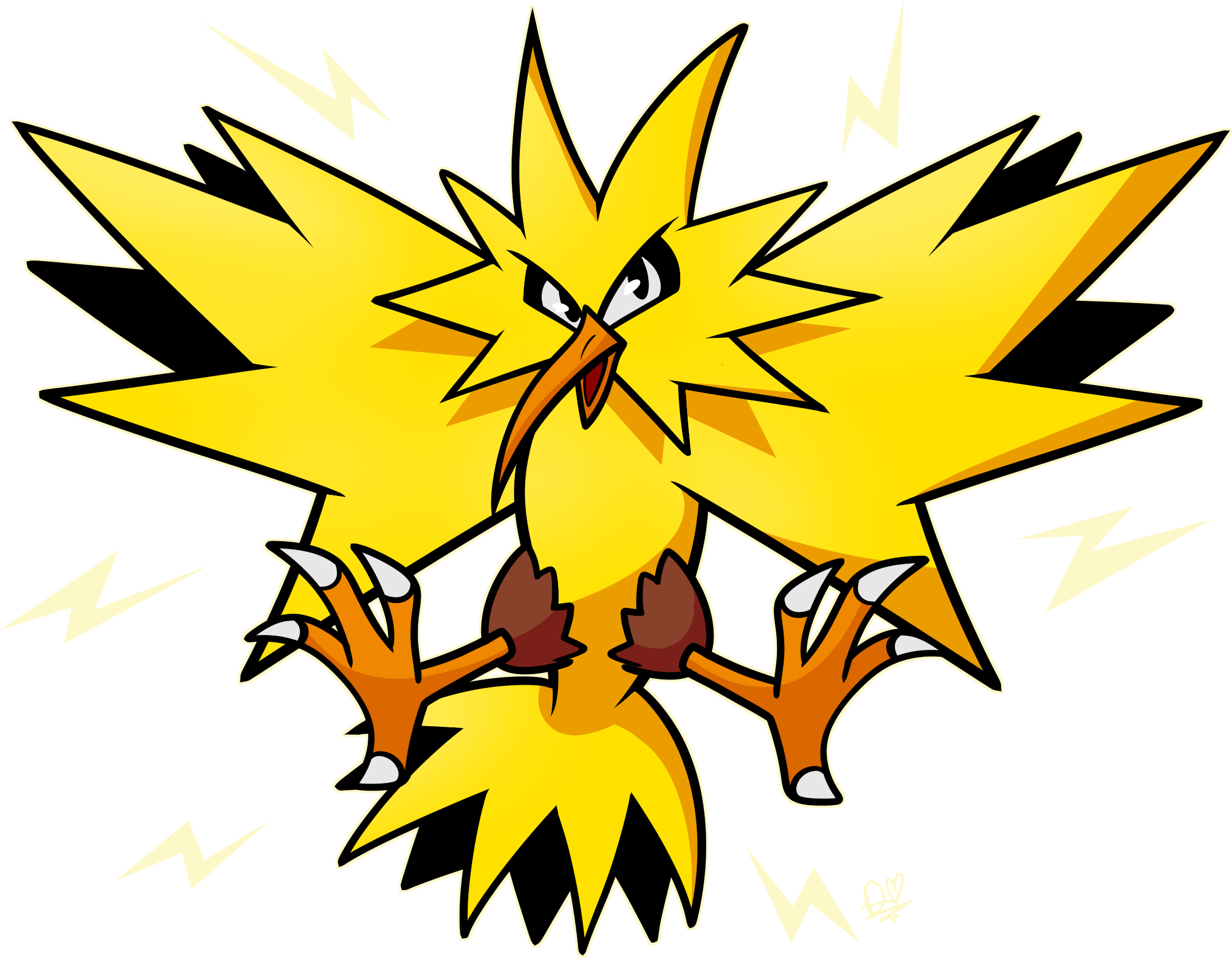 Zapdos - Do Zapdos (2380x1944), Png Download