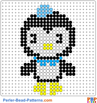 Perler Bead Pattern Octonauts - Lizard Perler Beads (350x350), Png Download