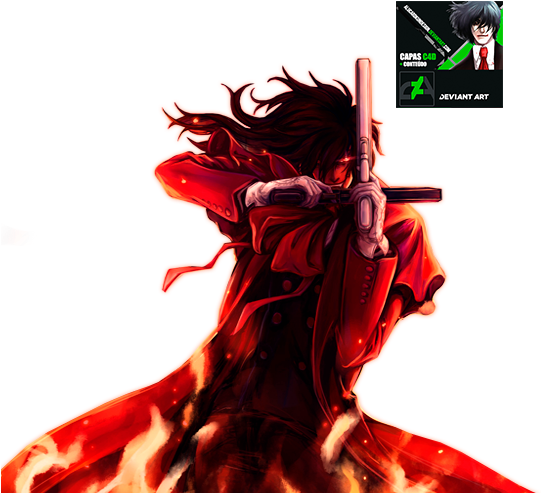 Alucard Png Image Transparent - Alucard Hellsing (540x540), Png Download