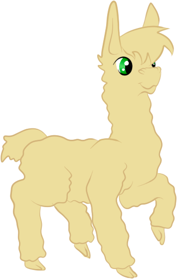 My Little Alpaca - My Little Pony Alpaca (355x559), Png Download