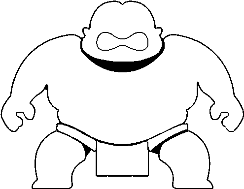 Tna Wrestling Coloring Pages - Drawing (600x470), Png Download
