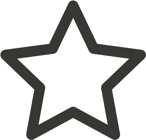 6 - Star Outline Icon Png (498x490), Png Download