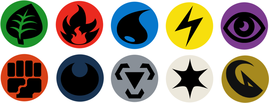 Download How To Play - Pokemon Energy Symbols | Transparent PNG ...