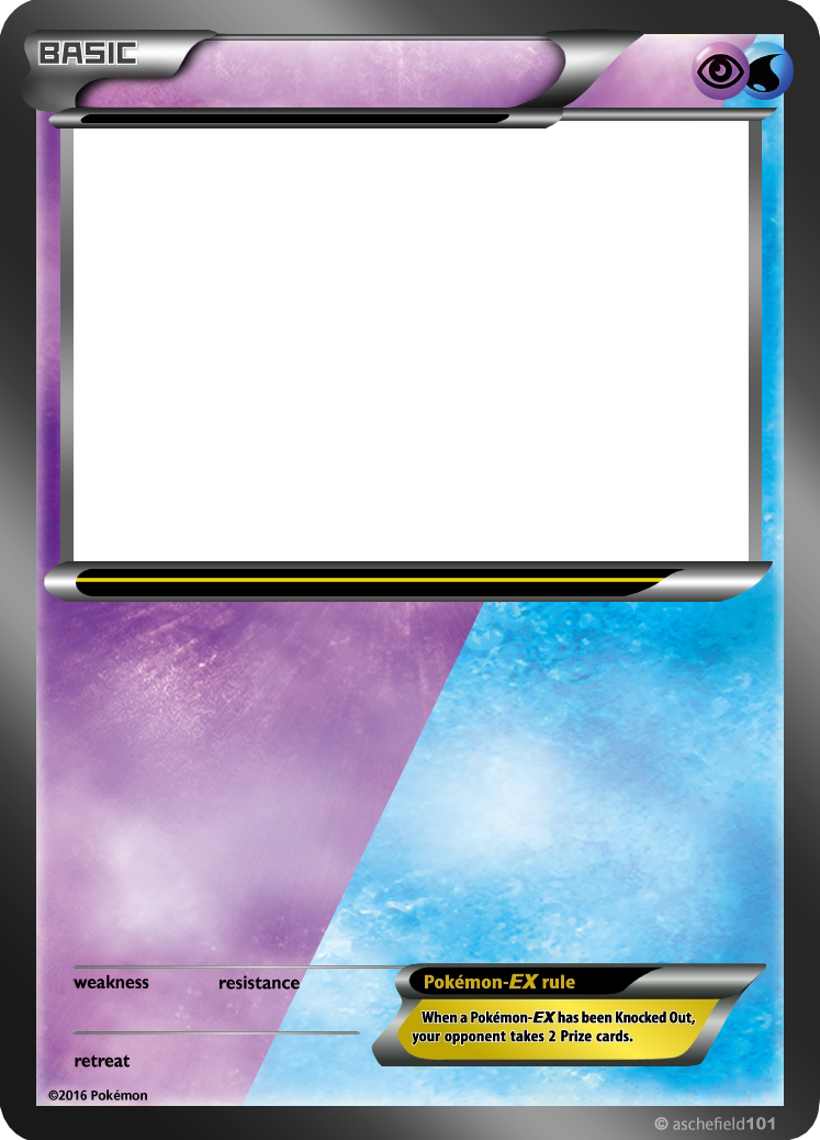 Pokemon Card Template - Pokemon Card Template Gx (747x1038), Png Download