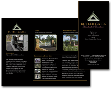 Butler Gates Brochure - Flyer (375x375), Png Download
