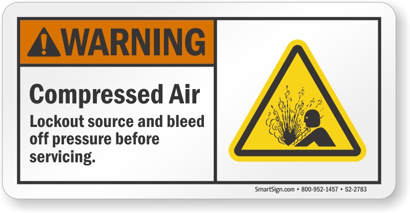 Compressed Air Ansi Warning Sign - Prop 65 California 2016 (800x416 ...
