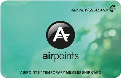 Airpoints Temp Card - Air New Zealand (600x300), Png Download