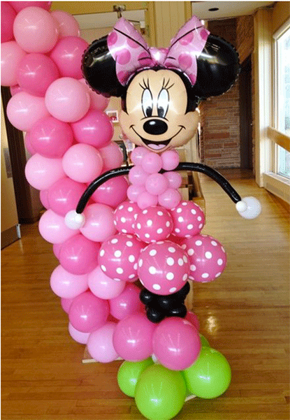 La Gang - Minnie Mouse Theme Birthday Party (600x600), Png Download