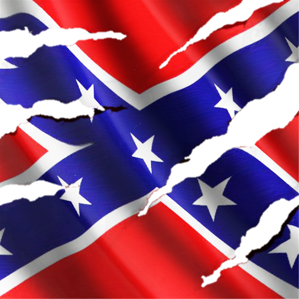 Clip Art Royalty Free Confederate Transparent Torn - Rebel Flag Png ...