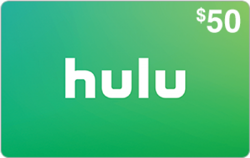 Hulu $50 [digital Code] - Hulu Gift Card (500x500), Png Download