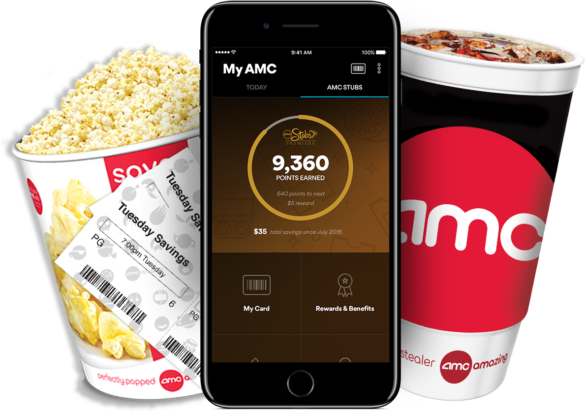 Amc Stubs A List (1200x856), Png Download