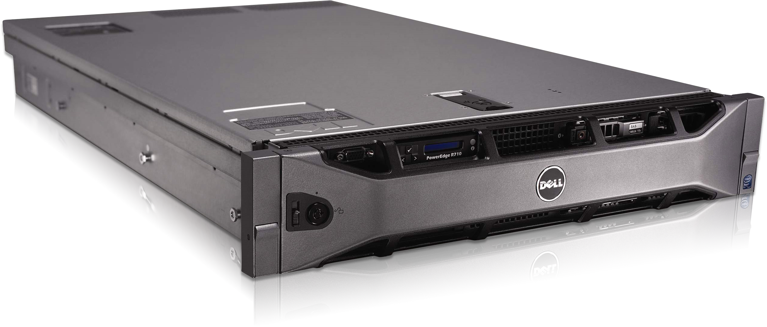 Dell Poweredge R710 Server (2540x1083), Png Download
