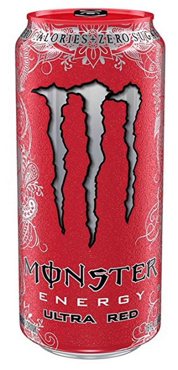 Monster Can 16oz Ultra Red 24ct - Monster Ultra Red (1200x1200), Png ...