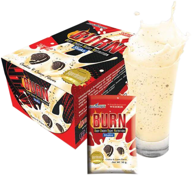 Burn Meal Replacement Shake Contains High Protein Which - Aim Global ...
