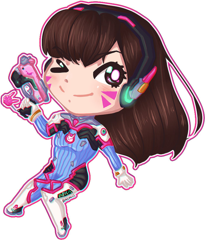 Download Dva Drawing Diva - D Va Png Chibi | Transparent PNG Download ...