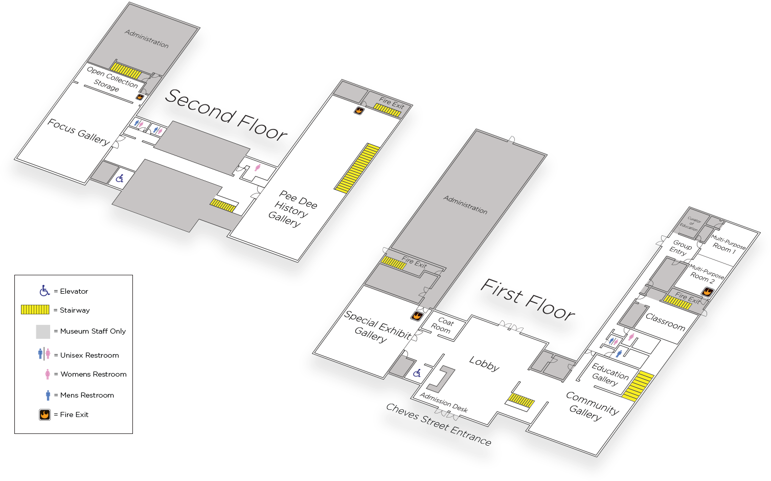 Fcm Gallery Map - Plan (2000x1000), Png Download