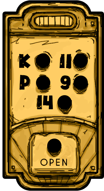 Open Elevator Pad - Bendy And The Ink Machine (344x625), Png Download